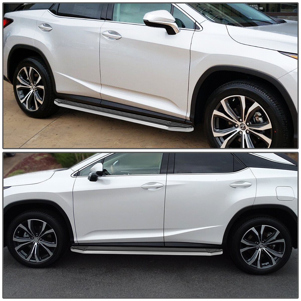 FOR 16-19 LEXUS RX350 RX450H 5.5"WIDE ALUMINUM NERF BAR SIDE STEP ...