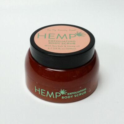 My Beauty Spot Hemp Exfoliating Body Scrub 6.7 oz Sea Salt Hemp Seed ...