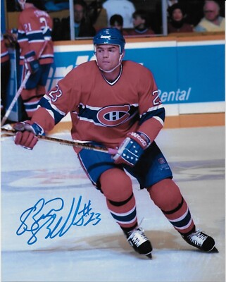 Signed Brian Bellows Montreal Canadiens Autographed 8x10 Photo #1 ...