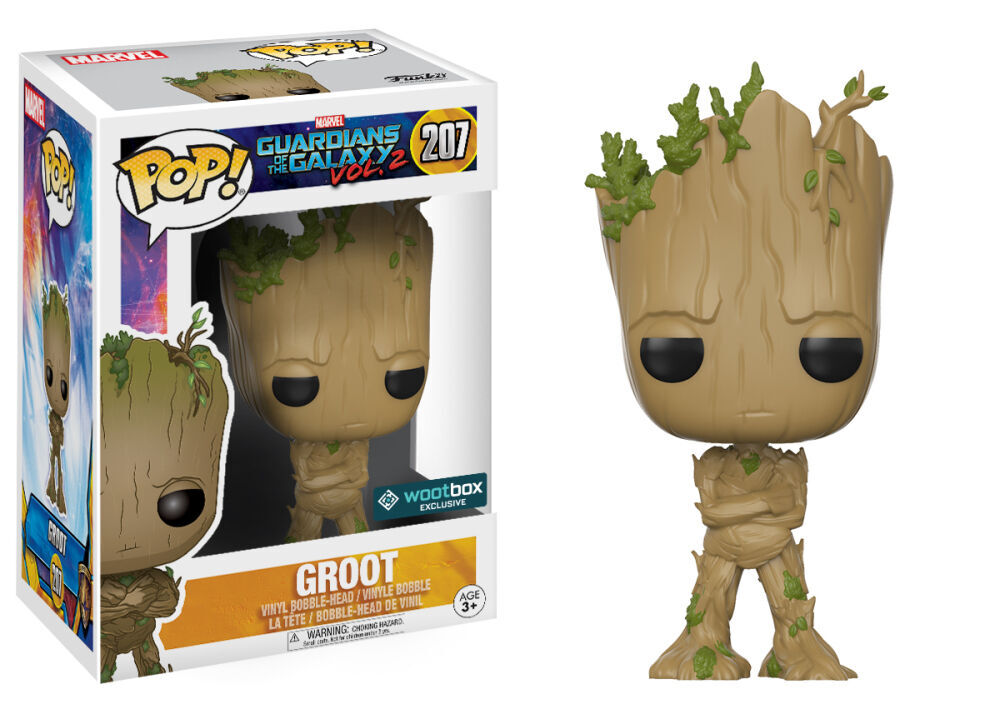 Funko Pop! Vinyl: Marvel - Groot - Amazon Wootbox (Wb) (Exclusive) #207 ...