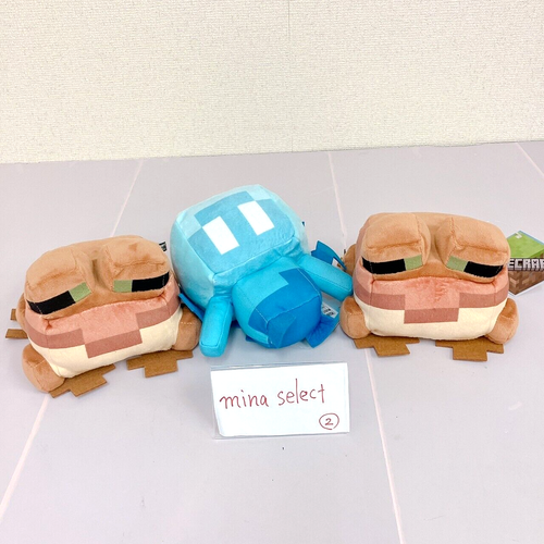 Minecraft Allay Frog Orange Plush Set 3 Mascot Soft Stuffed Toy Doll ...
