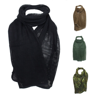 NET SCARF - Hunting Army Airsoft 100% Cotton Scrim Netting Military ...