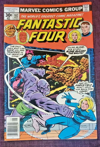 Marvel Comics FANTASTIC FOUR #182, 1977, Mad Thinker, Metalloid ...