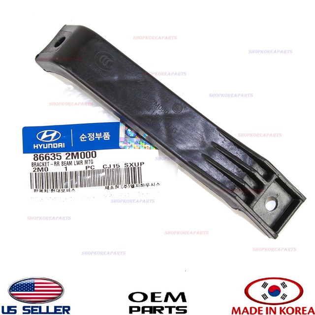 REAR BUMPER LOWER BRACKET GENUINE!!! 2009-2016 GENESIS COUPE 866352M000 ...