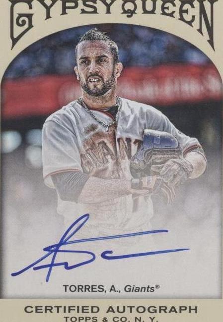 2011 Topps Gypsy Queen - Autographs Andres Torres #GQA-AT (AU) for sale ...