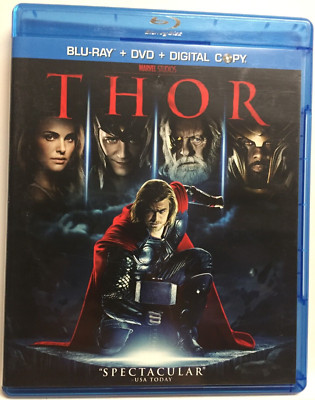 MARVEL's Thor (Blu-ray/DVD,2011,2-Disc Set) Chris Hemsworth,Not a ...