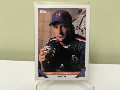 1993 Topps #600 Bret Saberhagen New York Mets | eBay