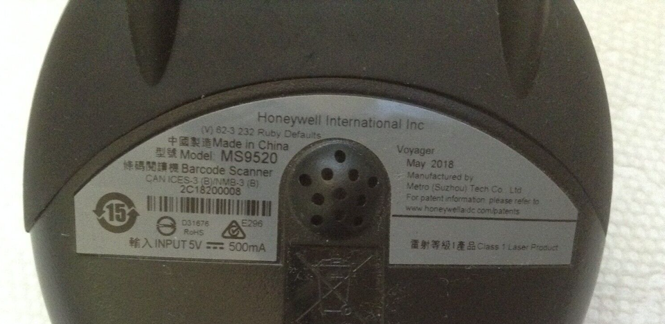 Honeywell International MS9540 barcode scanner (no cable included) | eBay