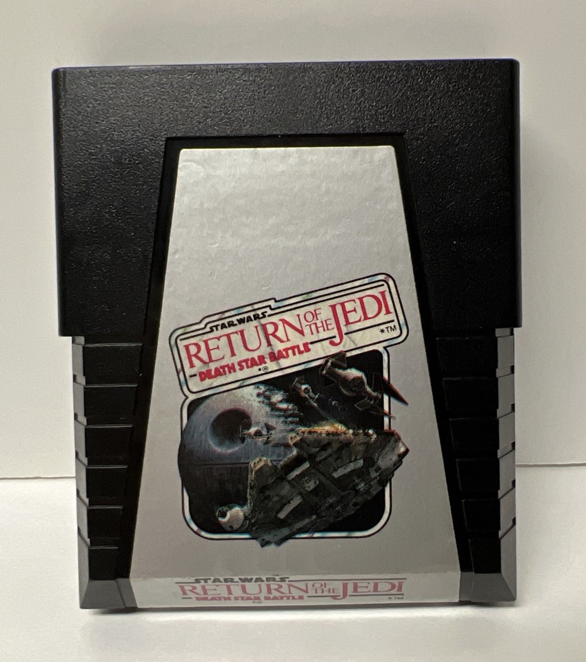 Star Wars Return of the Jedi Death Star Battle (Atari 2600) Cart & Box ...
