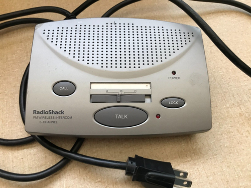 1 X RadioShack Advance 3 Station FM Wireless Intercom System - Gray (43 ...