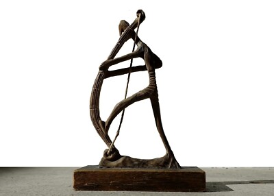 Aharon Bezalel: An archer 1980s / Israeli Jewish Wood Sculptures ...