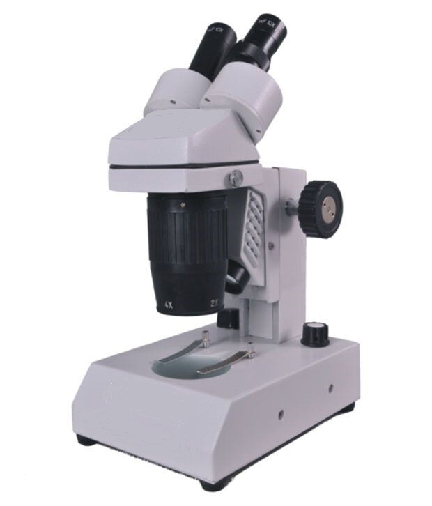 Microscope StereoScopic STR 3W LED intensity control Objective 45° Lab ...