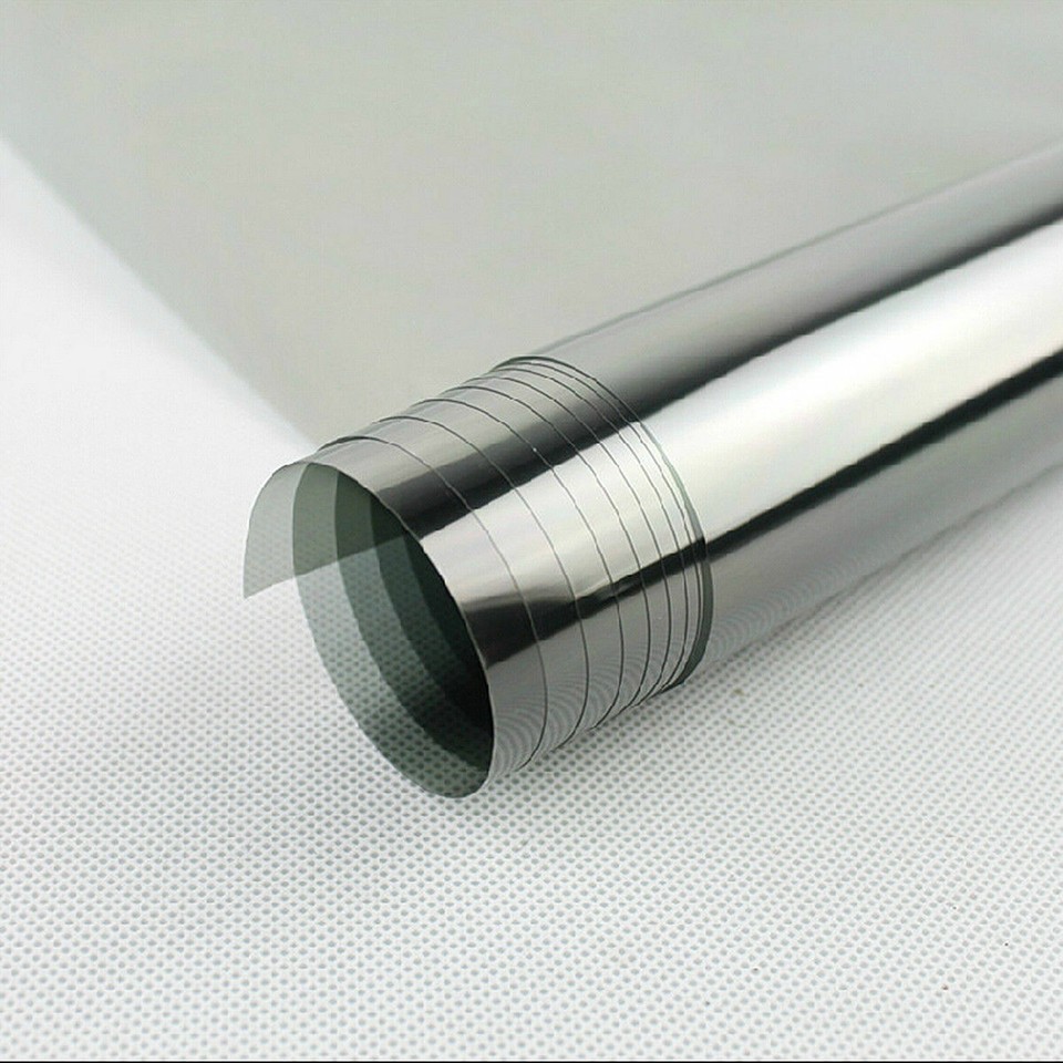 15%VLT Silver Mirrored window film Solar tint Reflective Window Tint ...