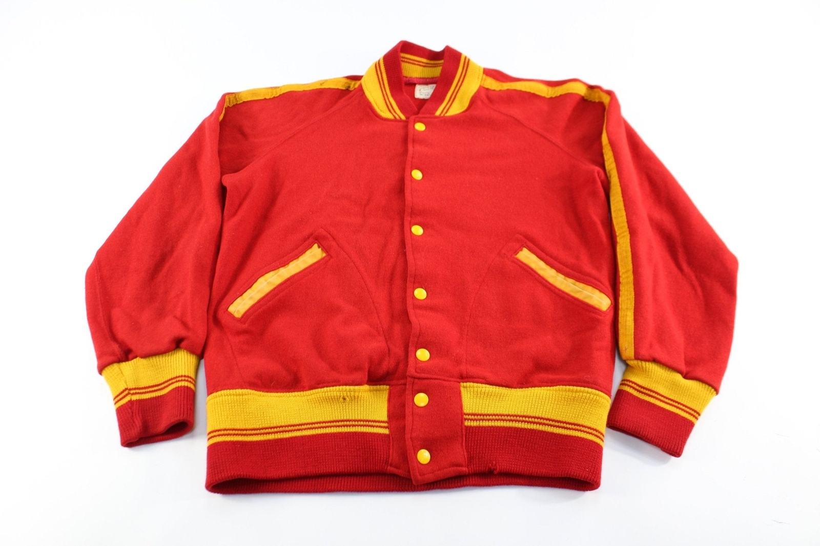 50's Red & Yellow Varsity Jacket50's Red & Yellow Var… - Gem