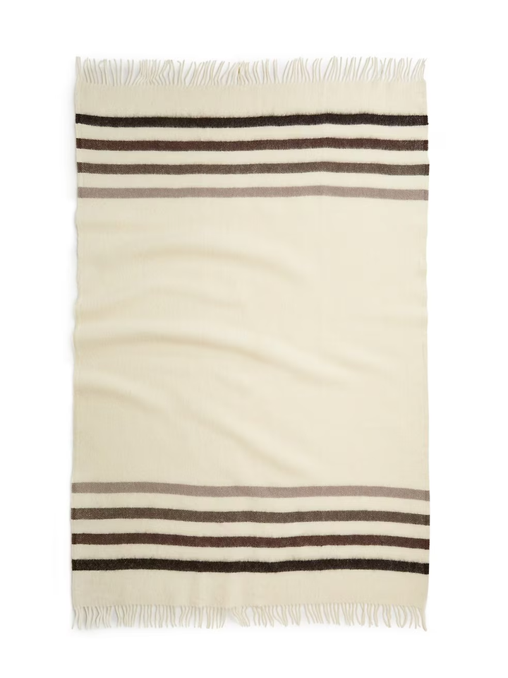 Hudson Bay HBC Stripes - Multistripe Wool Caribou Throw | eBay