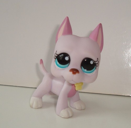 Figurine Littlest Pet Shop - # 1022 Chien Dogue Argentin / Great Dane ...