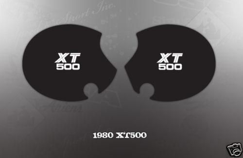 YAMAHA 1980 XT500 SIDE COVER DECAL GRAPHIC LIKE NOS | eBay