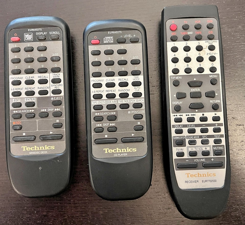 Technics/Onkyo/Akai Hi Fi Stereo System - Tuner, Amp, CD, Minidisc ...