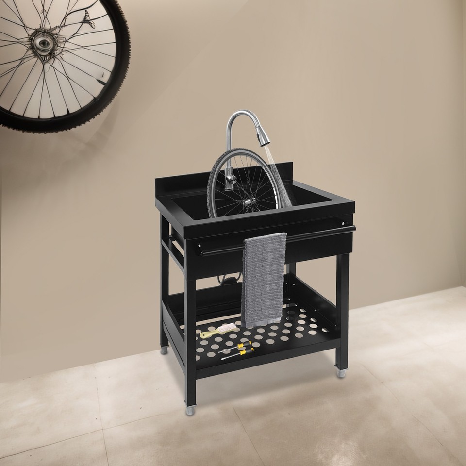 Stainless Steel Sink, Heavy Duty Laundry Sink, Free Standing Kitchen ...