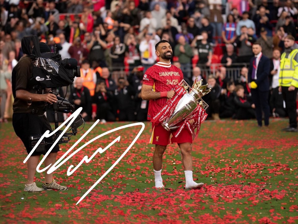Mo Salah Signed Autograph PHOTO Pre Print 6x4/A4/ Framed Liverpool FC ...