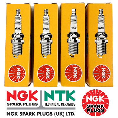 4 X GENUINE NGK SPARK PLUGS LKR6D-10E 96569 PREMIUM SPEC SPARK PLUGS ...