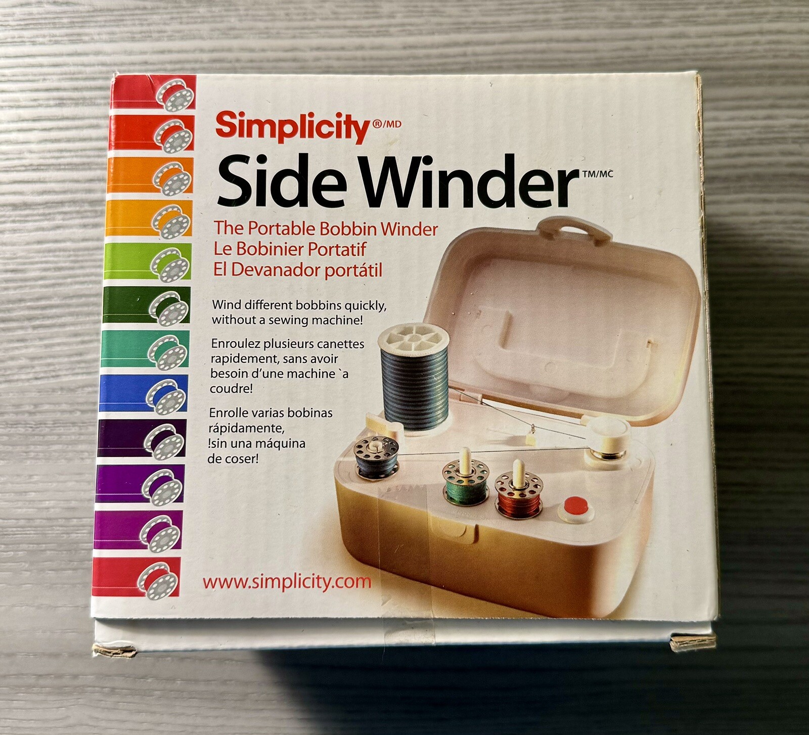 Simplicity SideWinder Portable Bobbin Winder Preowned for sale online ...