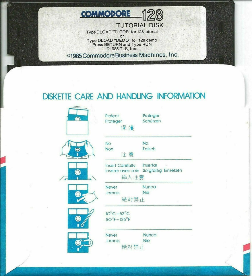 ITHistory (1985) COMMODORE Software QuantumLink Program V4/128 Tutorial 2Side Q | eBay