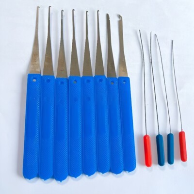 12Pcs Key Extractor Set Broken Key Remove Pick Tool Kit Repair 0.2-0 ...