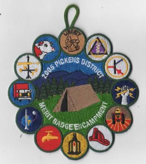 2005 Picken District Merit Badge Ecampment GRN Bdr. [BLT1045] | eBay