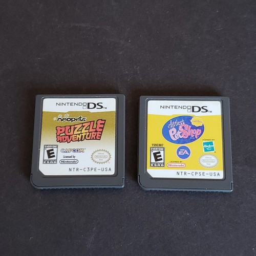 Nintendo DS Neopets Puzzle Adventure & Littlest Pet Shop Games Tested ...