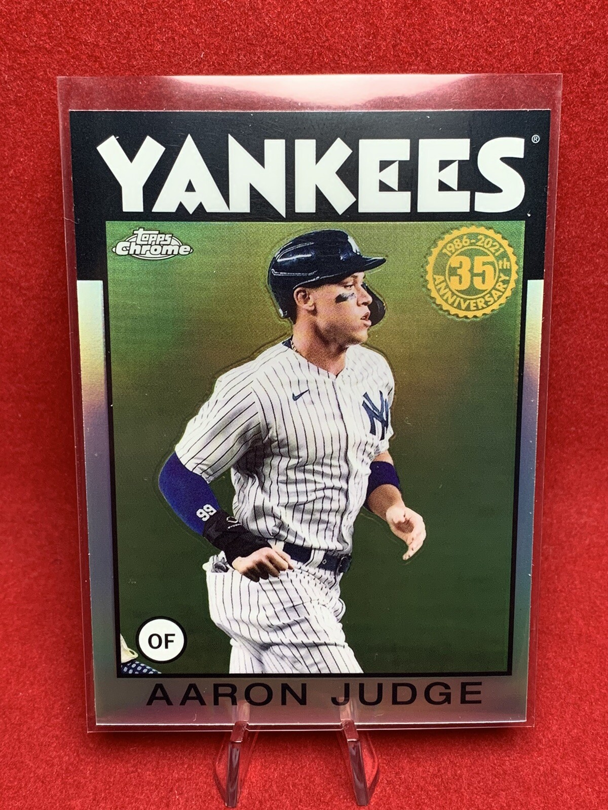 2021 Topps Chrome **AARON JUDGE** - 1986 Refractor Insert #86BC-1 ...