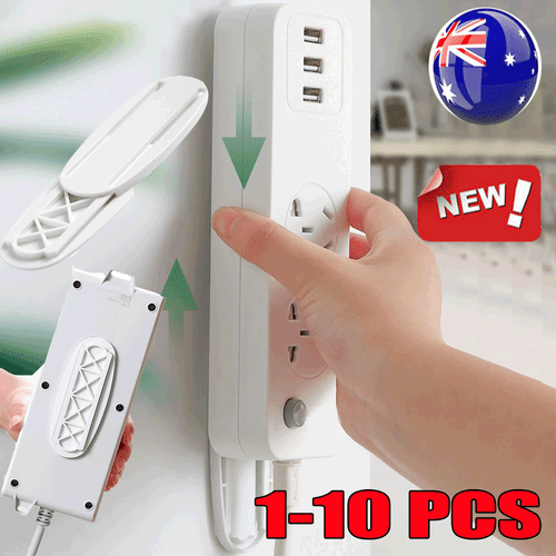 Magic Power Strip Plug Holder Seamless Punch-free Sockets Sticker Wall ...