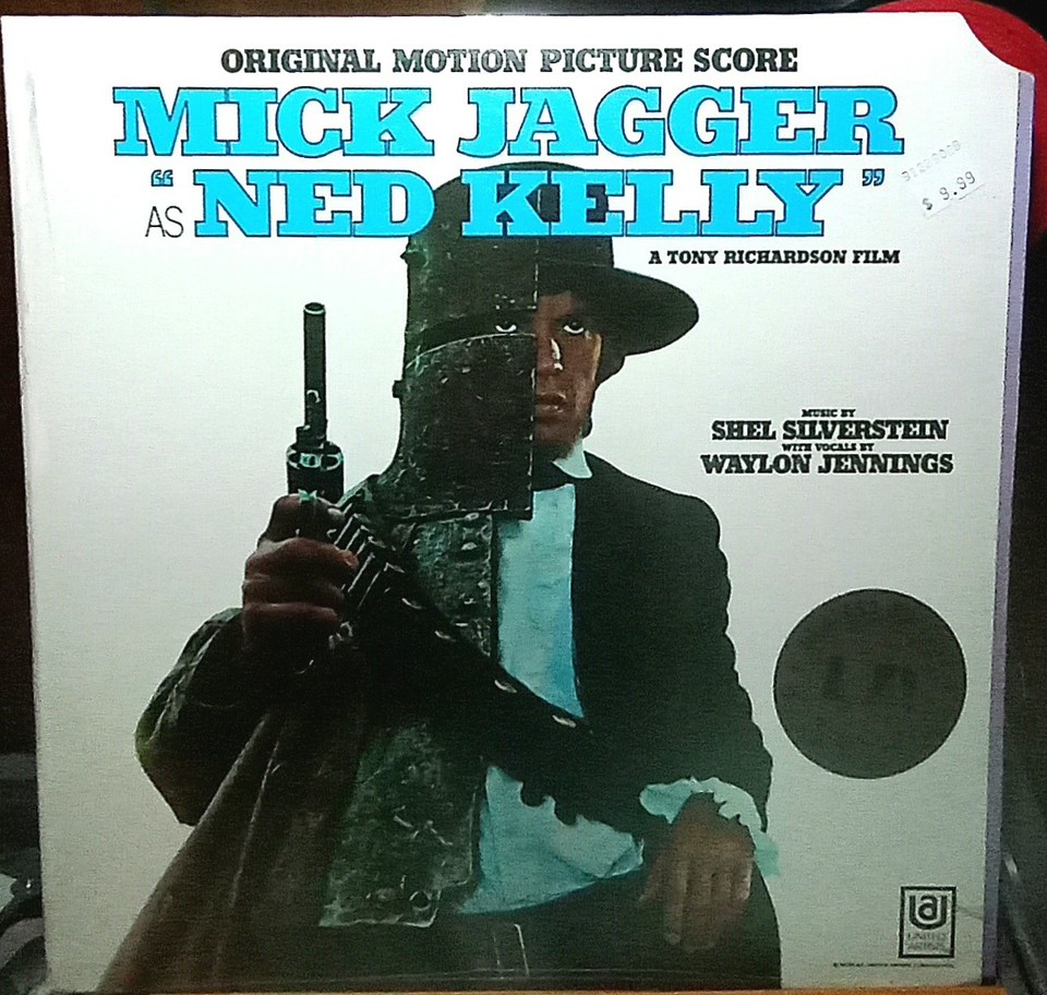 Mick Jagger As Ned Kelly 1970 OST Vinyl LP (United Artists – UAS 5213 ...