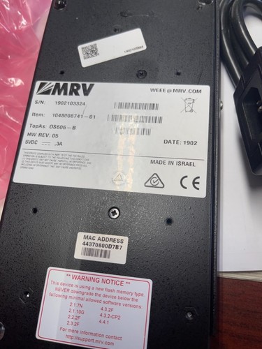 MRV OptiSwitch 606 Network Interface Device OS606 for sale online | eBay