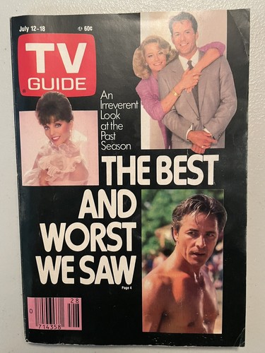 TV Guide Magazine July 12 1986 Joan Collins, Don Johnson Cinti. Ed. No ...