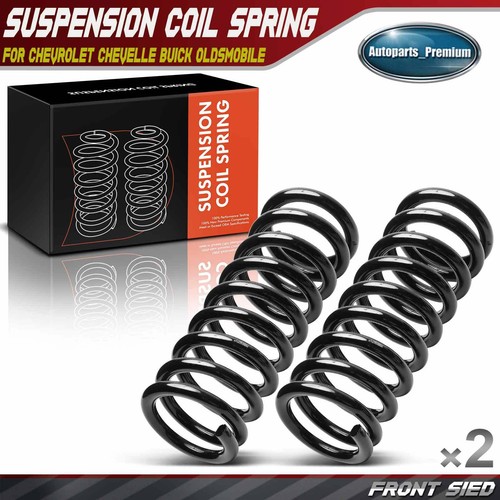 2x Front Left & Right Coil Springs for Chevrolet Chevelle Buick Skylark ...