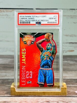 LeBron James 2014-15 Panini Totally Certified Mirror Red /135 PSA 10 ...