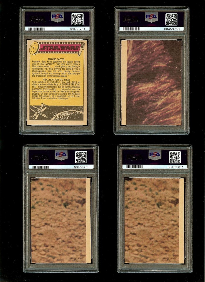 1977 OPC O Pee Chee Star Wars Series 2 RED #107 TUSKIN RAIDER PSA 7 * ...