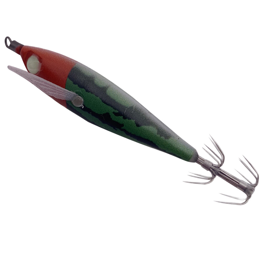 Luminous Wing Squid Jig Glow In Dark Lure for Night Fishing Freshwater ...