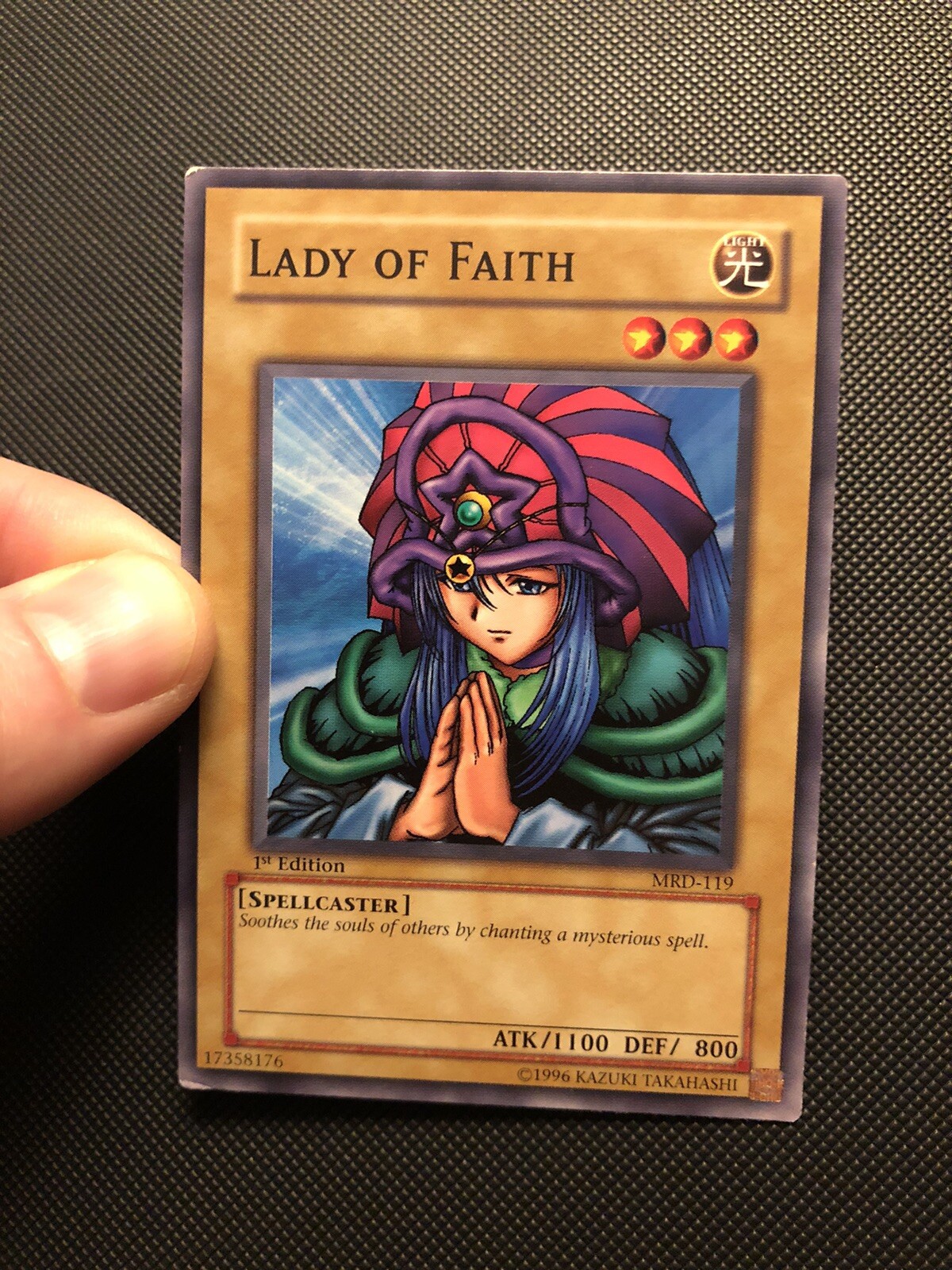 Lady of Faith - MRD-119 - 1st Edition NA English Vintage Yugioh | eBay