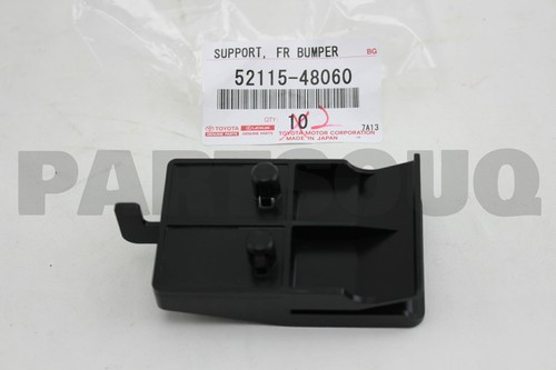 5211548060 Genuine Toyota SUPPORT, FRONT BUMPER SIDE, NO.2, RH/LH 52115 ...