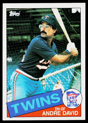 Andre David 1985 Topps #43 RC Minnesota Twins | eBay