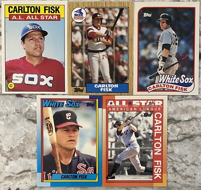 Carlton Fisk Topps Tiffany Lot (5 cards) | eBay