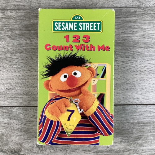 123 Count With Me VHS 1997 Tape VCR Video Tape Movie Sesame Street ...