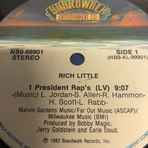 Rich Little – President's Rap - 12" VINYL SINGLE | eBay