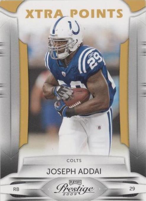 2009 Playoff Prestige - Joseph Addai #43 Xtra Points Gold /250 for sale ...