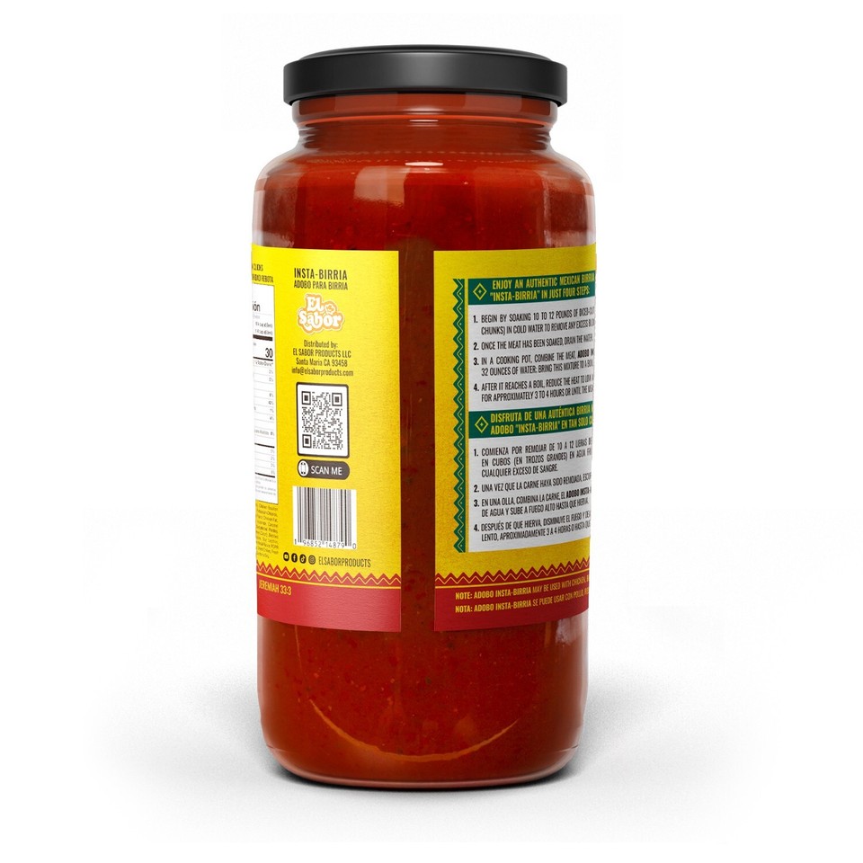 INSTA-BIRRIA MIX 32OZ | BIRRIA ADOBO TO PREPARE BIRRIA TACOS AND BIRRIA ...