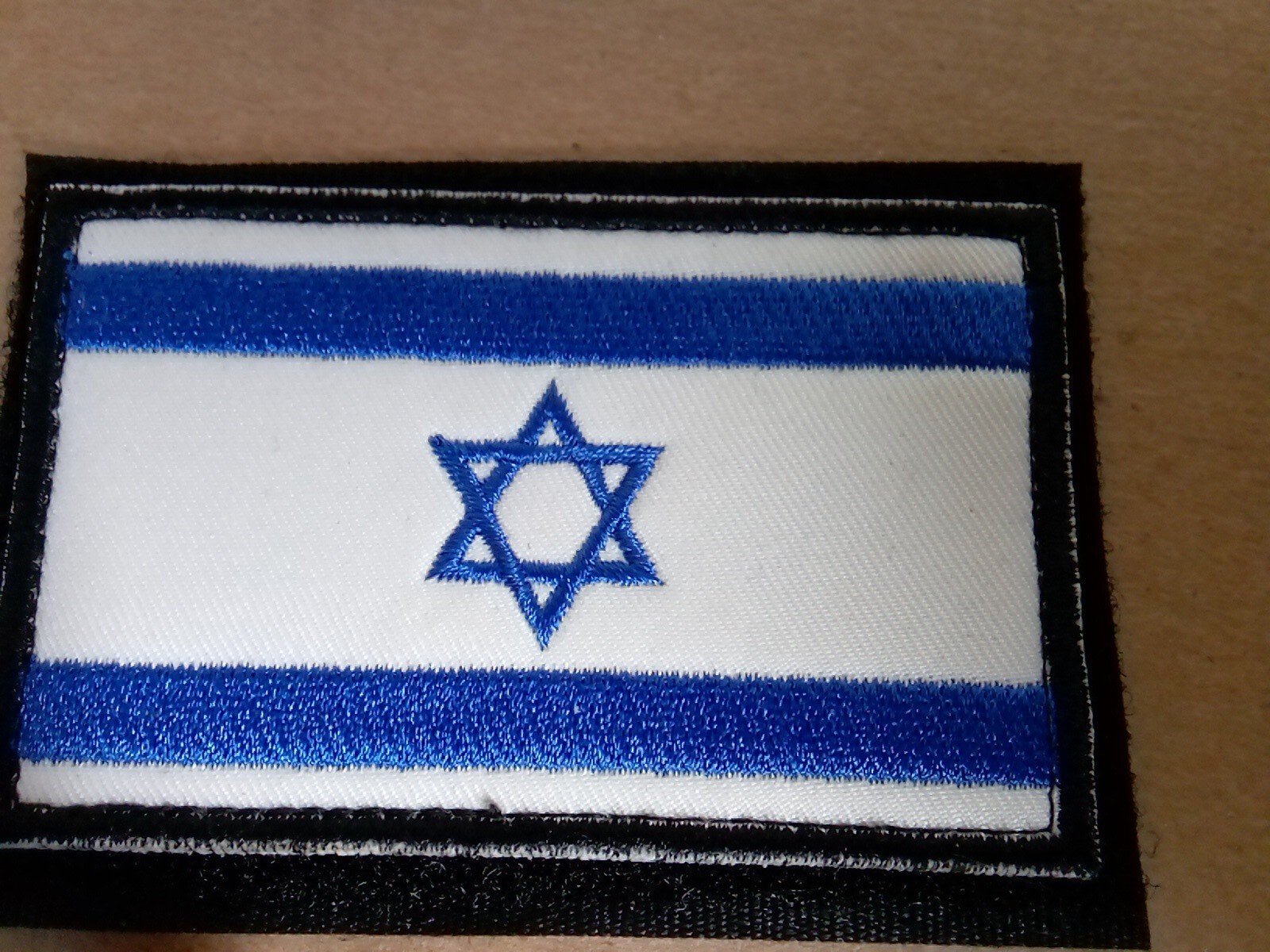 3" x 2" Embroidered Detachable Israel Flag Patch | eBay