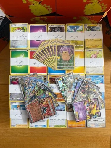10000 Pokemon Card Bulk Lot Common/Uncommon/Rare/Holo/Reverse-Holo/V/EX ...