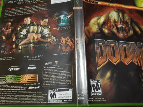 Doom 3 (Microsoft Xbox, 2005) COMPLETE | eBay